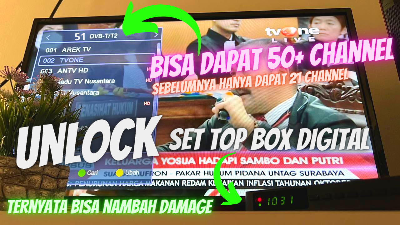 UNLOCK STB Langsung Dapat 50 Channel Lebih 2026