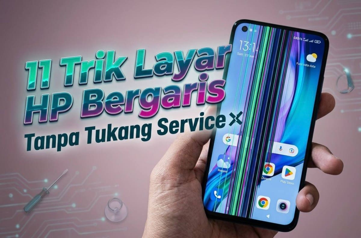 11 Trik Layar HP Bergaris Tanpa Tukang Service 2026