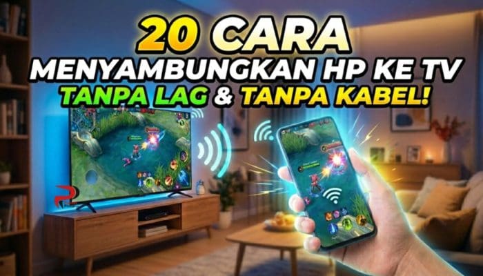 20 Cara Menyambungkan HP ke TV Tanpa Lag dan Tanpa Kabel 2026